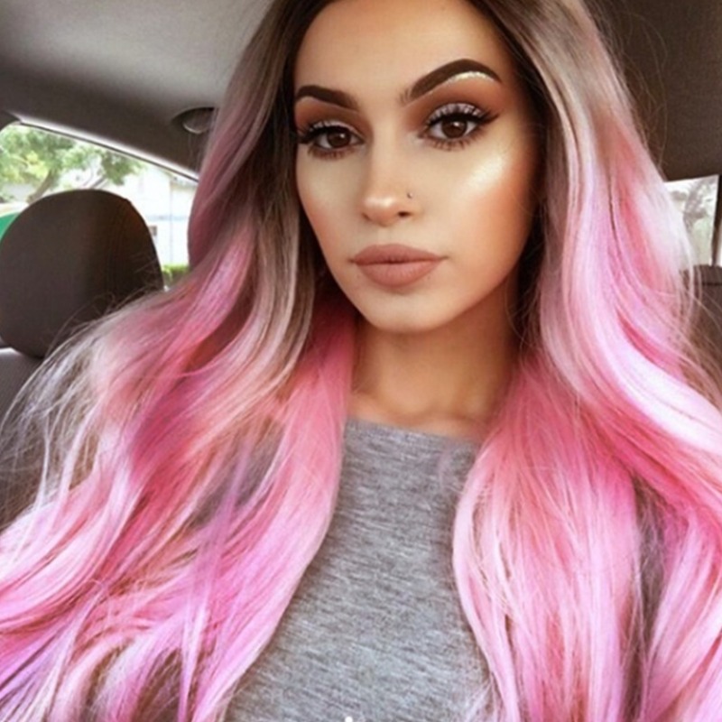Lovely Trendy Long Pink Wigs Sale | LovelyWholesale